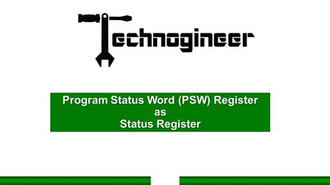 8051 microcontroller part 7a program status word psw register