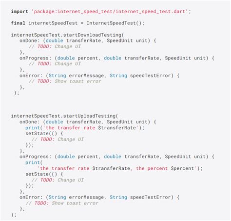 solved how to get the current internet speed ？ flutter