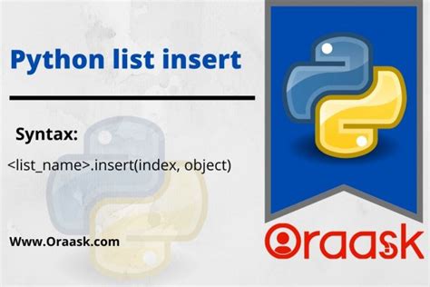python list insert method with practical examples oraask