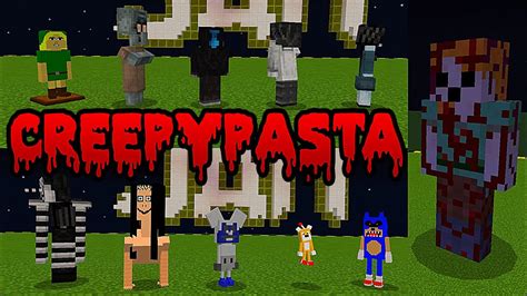 Creepypastas En Minecraft Creepypasta Addon Minecraft Bedrock 1 17 41