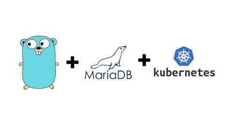 golang a restful api running in kubernetes mariadb database migrations