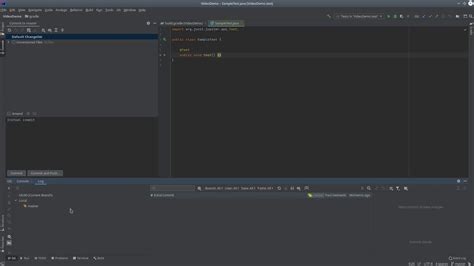 configuring the initial commit for a java project using gradle git