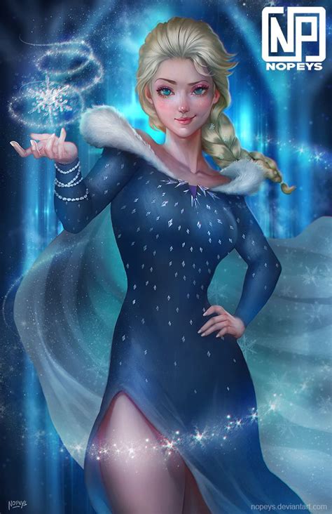 Elsa Fan Art New Winter Dress Version Hope You Guys Like It