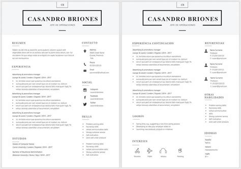 20 Plantillas De Cv En Word Gratis Para Descargar 2024