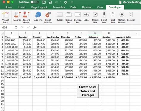 macros in excel on mac to save time financespreadsheet with images
