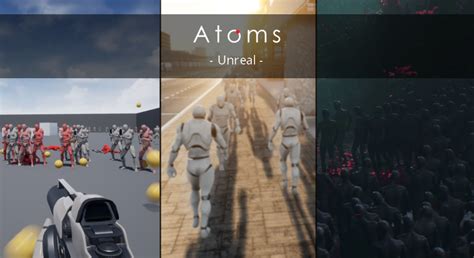 atomsunreal crowd simulation in code plugins ue marketplace