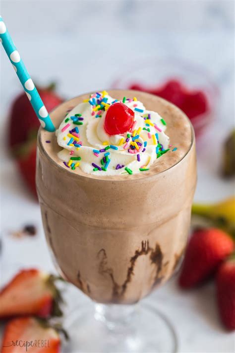 Chocolate Milkshake 3 Ingredients The Recipe Rebel