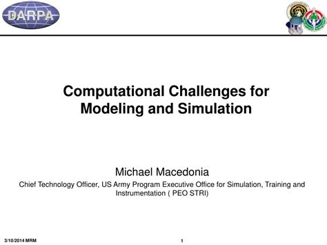 ppt computational challenges for modeling and simulation powerpoint