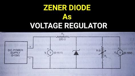 Zener Diode And Voltage Regulation Theory Youtube