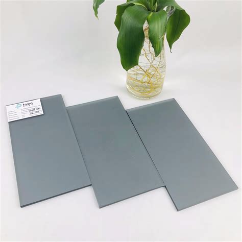 4mm 5mm 6mm 8mm 10mm 12mm Euro Gray Acid Etching Frosted Art Glass Fg