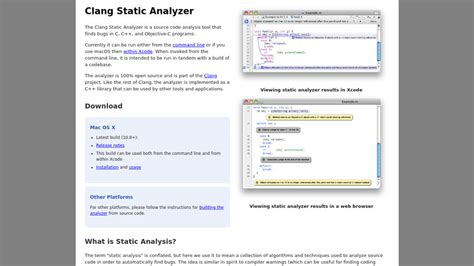 infer vs clang static analyzer compare differences and reviews