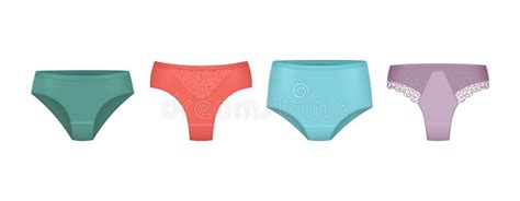 Woman Panties Collection Of Female Realistic Textile Panties Decent