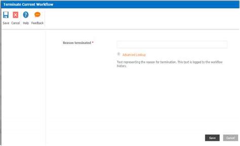 action terminate current workflow in sharepoint 2013 and office 365