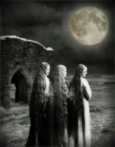 The 3 Fates Greek Mythology Maiden Mother Crone Witch Triple Goddess
