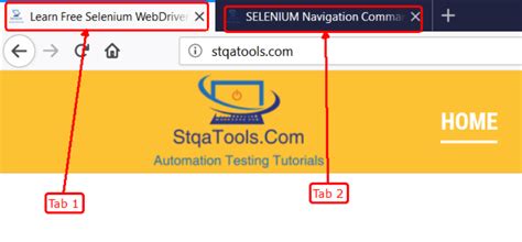 selenium window tab handle using selenium webdriver