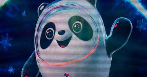 panda bing dwen dwen is 2022 beijing winter olympics mascot