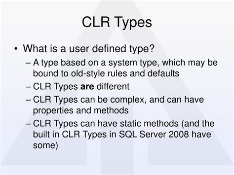 ppt sql clr demystified powerpoint presentation free download id