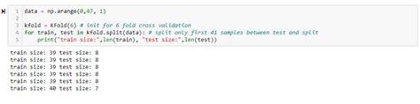 [solved] python scikit learn kfold function uneven train test split