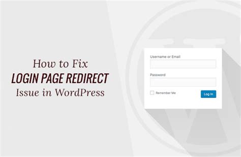 how to fix wordpress login page refreshing and redirecting issue