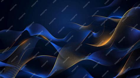Premium Photo Abstract Luxury Glowing Lines Curved Overlapping On
