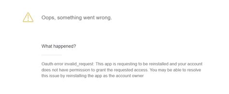 troubleshooting oauth error invalid request edit order knowledge base