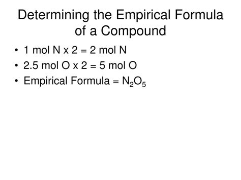 Ppt Empirical Formulas Powerpoint Presentation Free Download Id