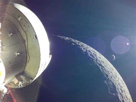 Orion Sees The Earthrise On Day 20 Of Artemis I After We Performed The