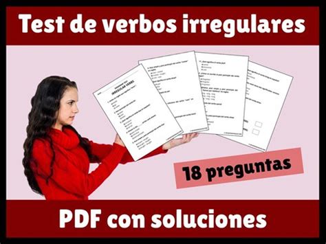 Test De Verbos Irregulares En Inglés En Pdf Apuntes De Inglés
