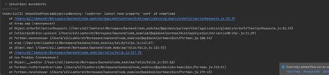 orderofoperations causes error `unhandledpromiserejectionwarning