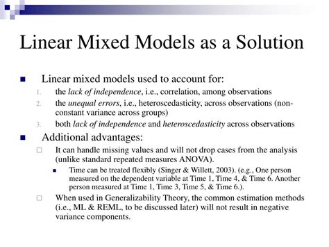 How Linear Mixed Model Works And How To Understand Lm