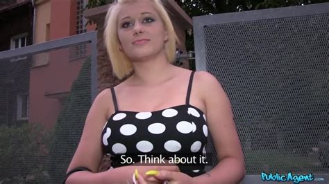 Porn ⚡ Public Agent Blonde With Big Tits Gets Cum Over Her Tight