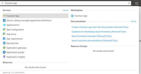 step by step procedure to create a azure function app for
