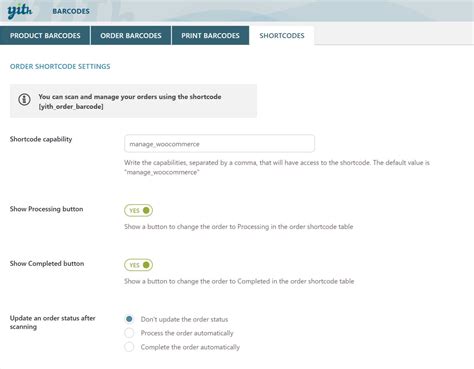 yith woocommerce barcodes and qr codes