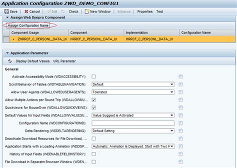 customize view fields using application configuration in webdynpro abap
