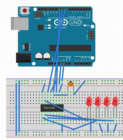 74hc595 shift register not displaying data leds and multiplexing