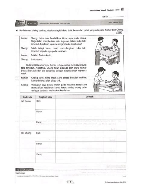 Pendidikan Moral Tingkatan 1 Unit Pdf