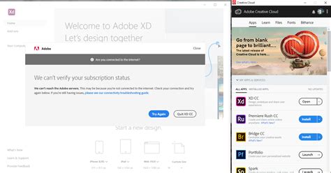 Solved We Cant Verify Your Subscription Status Adobe Support