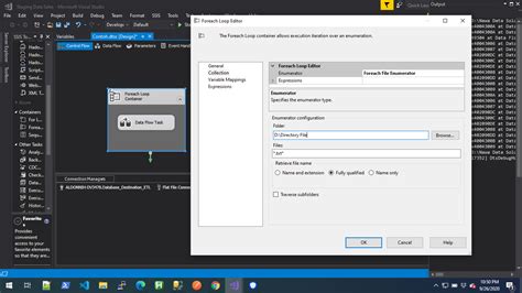 sql server ssis read mulitple file txt to sql using ssis stack