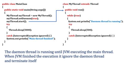 daemon thread in java and how daemon thread works javagoal