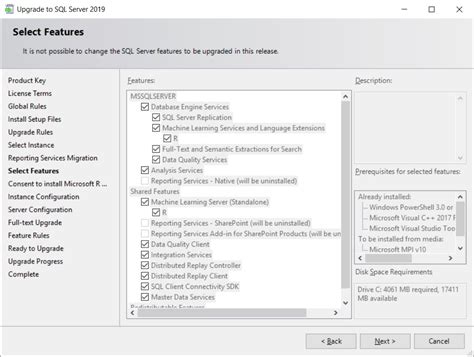 in place upgrade from sql server 2014 12 x to sql server