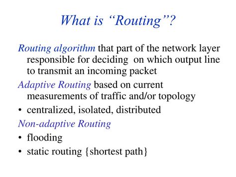 ppt what is “routing” powerpoint presentation free download id