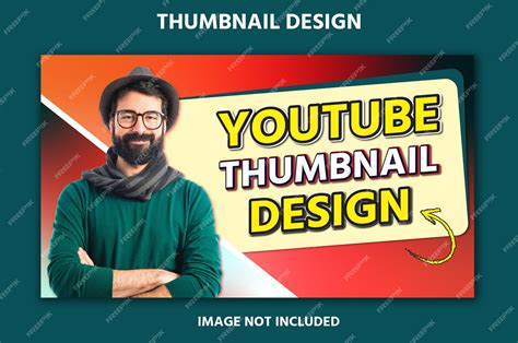 Premium Vector Creative Vector Youtube Thumbnail Design Template