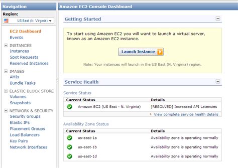 how to launching an amazon ec2 instance