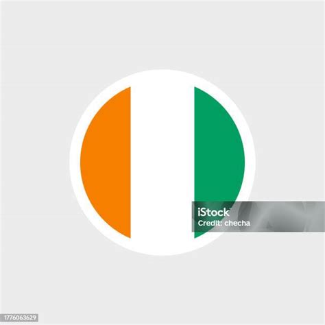 Flag Of Ivory Coast Cote Divoire Tricolor Flag Stock Illustration