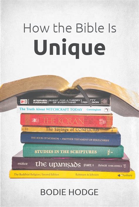 how the bible is unique booklet answers in genesis