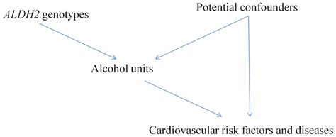 Directed Acyclic Graph Showing The Framework Of Mendelian Randomization