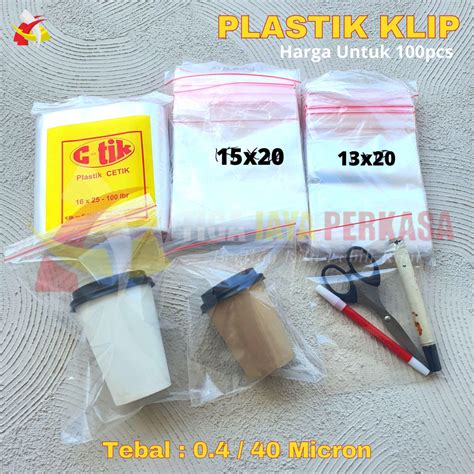 Jual Kantong Plastik Klip Ziplock Bening Ctik Pe Klip Besar Tebal Zip