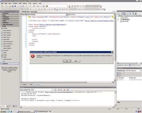 debugging a web site with a host header blog