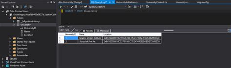 entity framework code first （七）空间数据类型 spatial data types weixin
