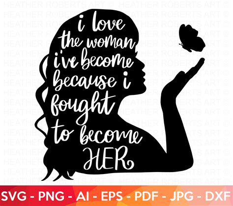Strong Woman Svg Women Empowerment Svg Fierce Svg Girl Power